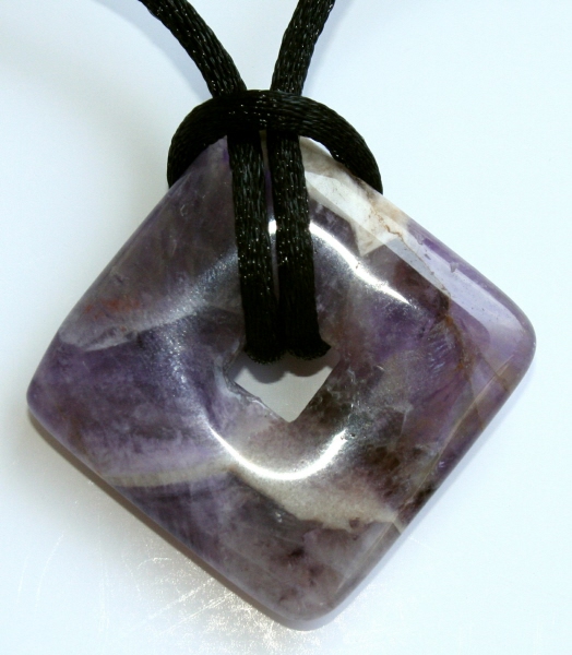 Pi-Scheibe quadratisch 30 mm Amethyst